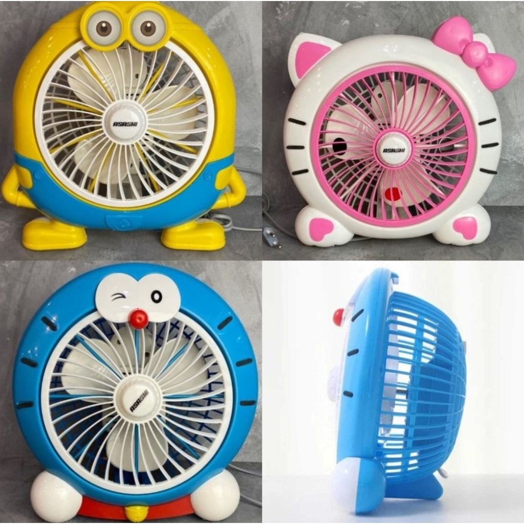 Doraemon Character Fan, hello kitty, minion/8-Inch Character Fan ...