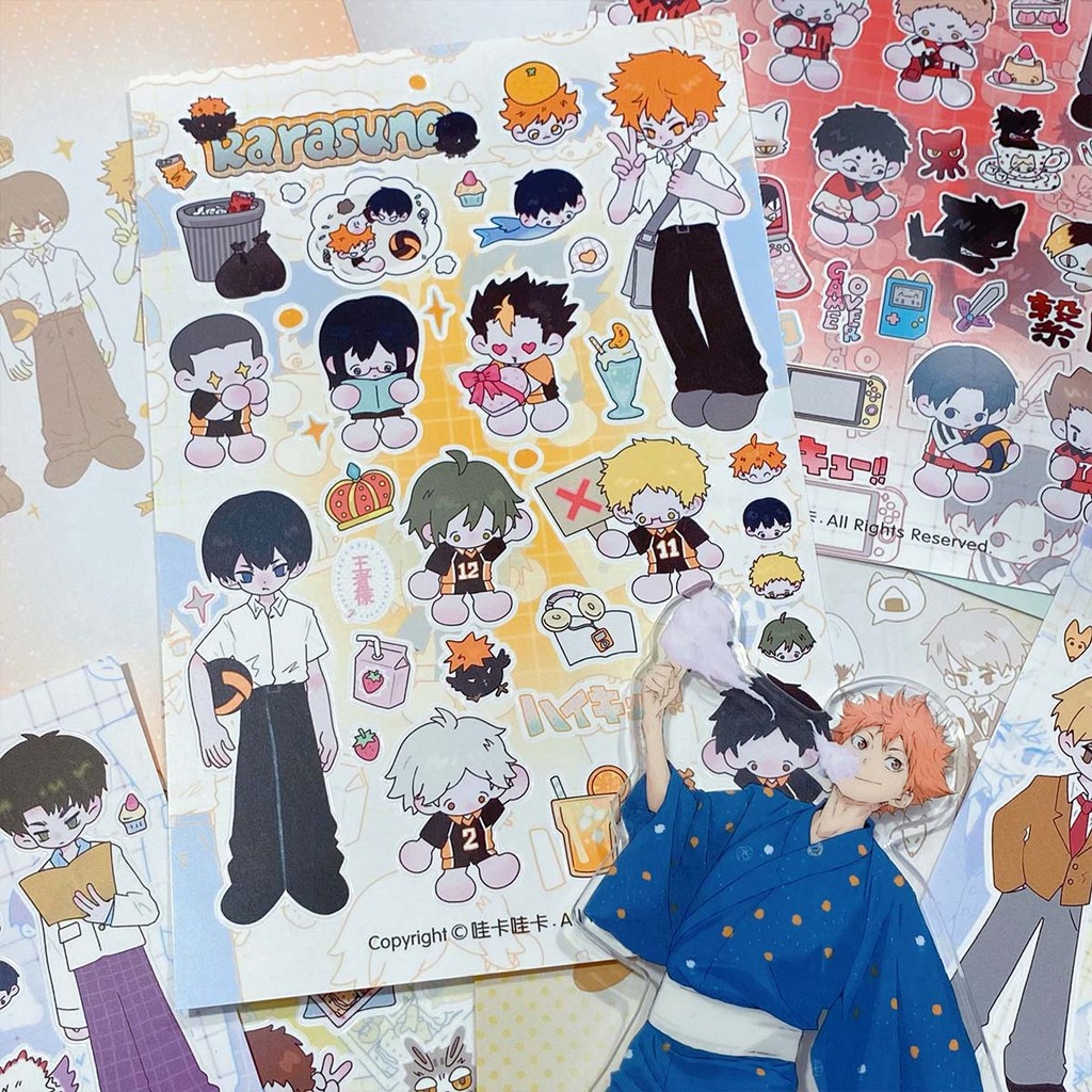 New Product Original Character Sticker Cute Cartoon Character Handbook ...