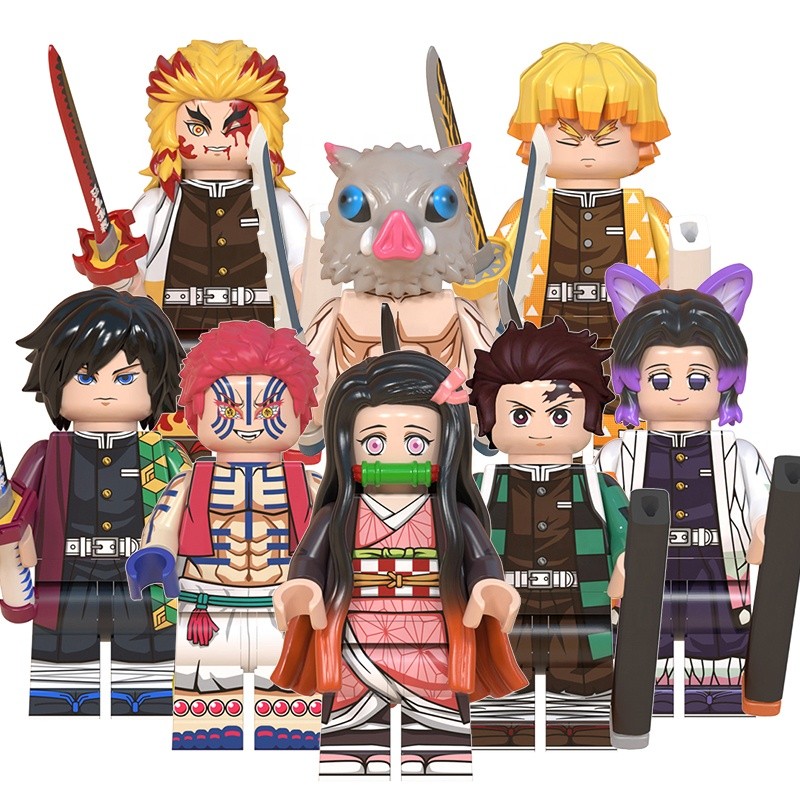 Japanese Anime Cartoon Mini Agatsuma Zenitsu Tanjirou Nezuko Zenitsu ...