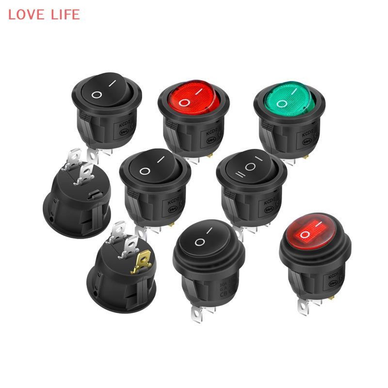 LOVELIFE High Quality Boat Switch Waterproof Boat Round Rocker Power ...