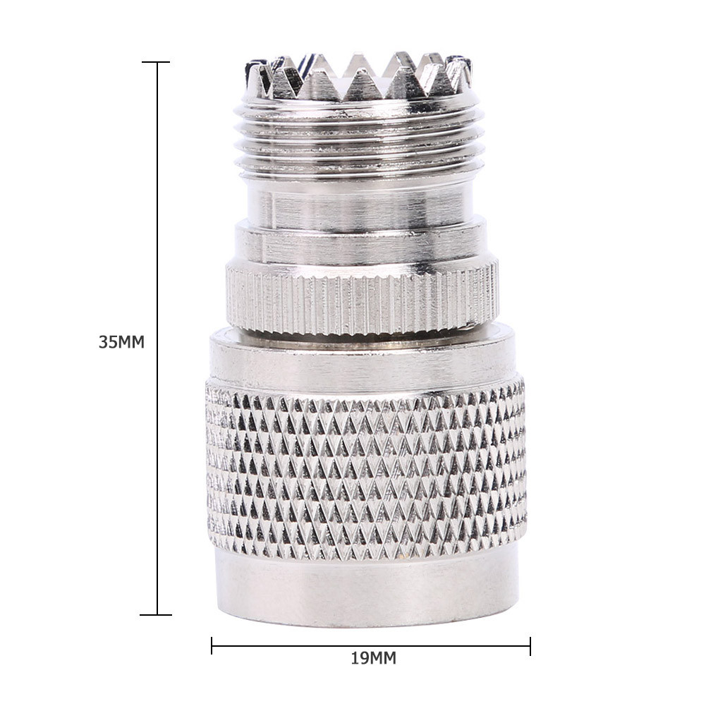 N Type L16 Male Plug to UHF SL-16 PL259 Female RF Coax Adapter Connector [freeplus.my] | Shopee ...