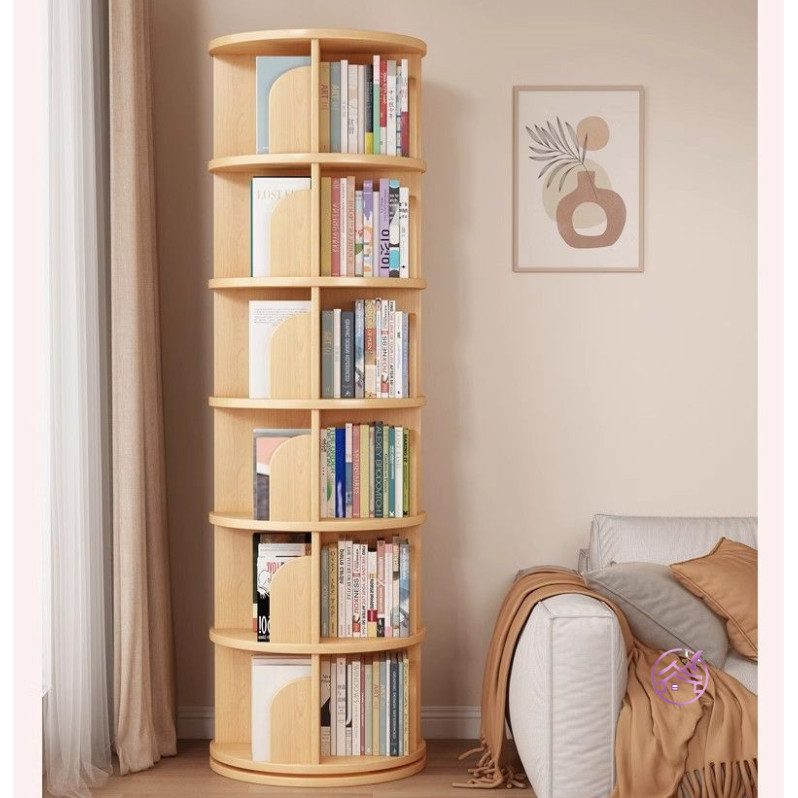 🍂Storage rack/Rotating bookshelf/360 degree bookshelf/Corner storage ...