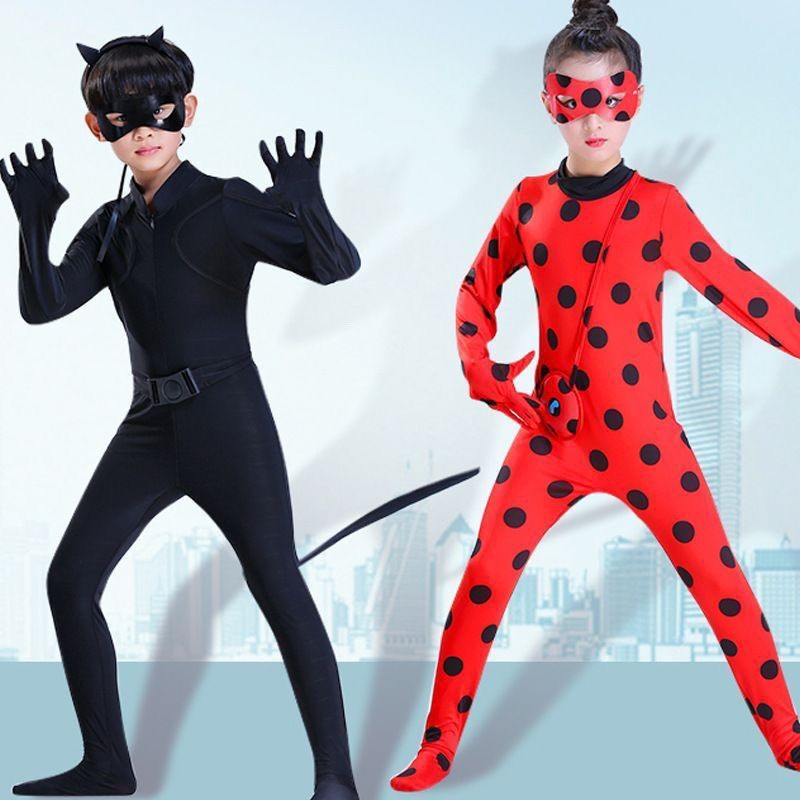 Miracle Girl Costume cosplay Children Ladybug Girl Radi Stage ...