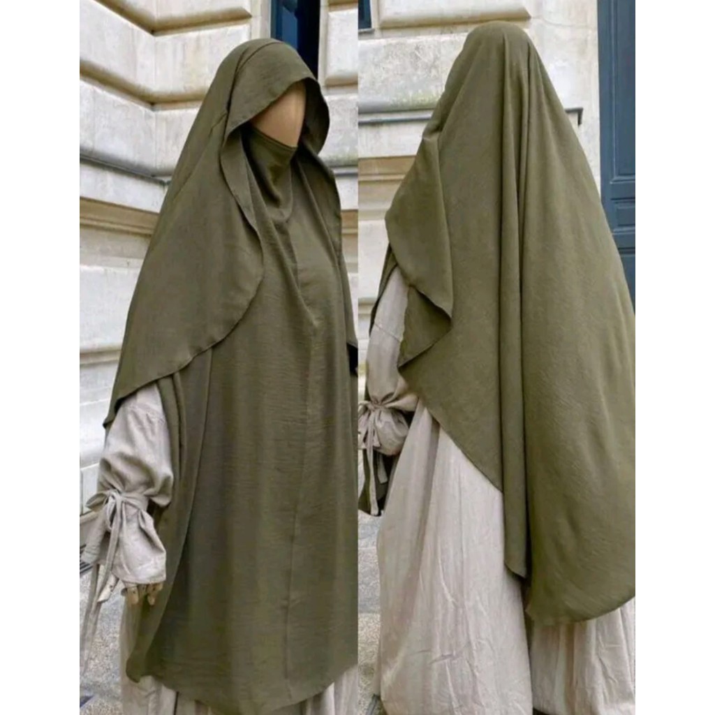 Tudung Labuh Khimar Hidden Hood | Shopee Malaysia