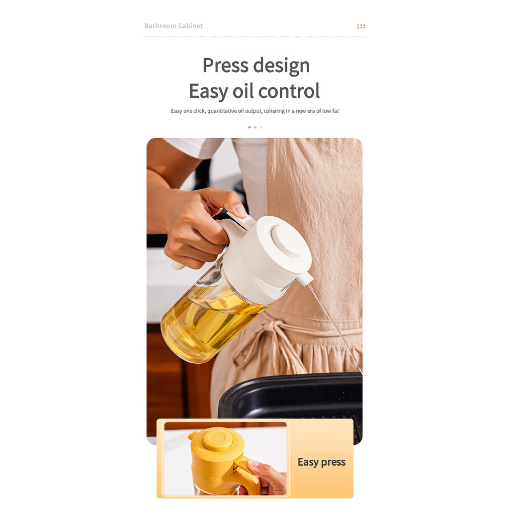 【ready stock】Glass Oil Pot Do Not Hang Oil Oil Oil Bottle Kitchen ...