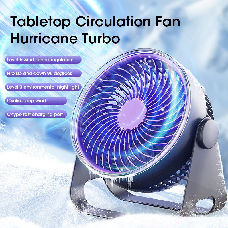 (ship in 24hours)Multifunctional Electric Fan Circulator 5-speed ...