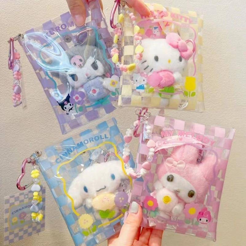 2024 Fashion Plush Dolls Storage Pouch Pvc Transparent Mystery Box ...