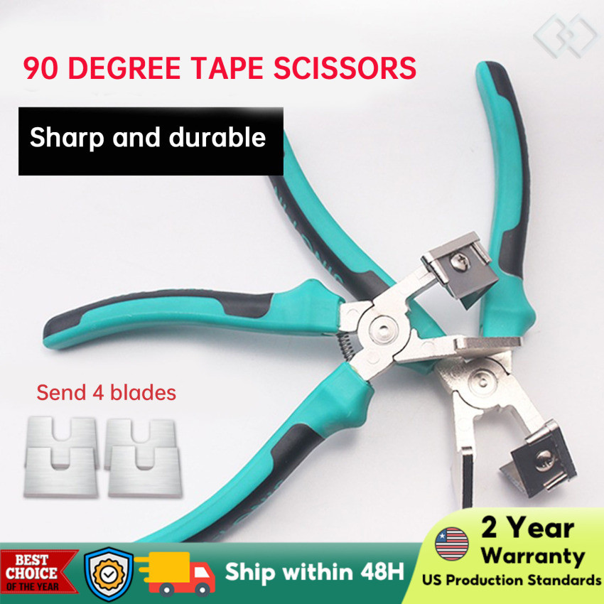 1pcs V Shaped Strip Shear 90 Degree Glue Scissors Window Multifunctional Sealing Type Glue ...