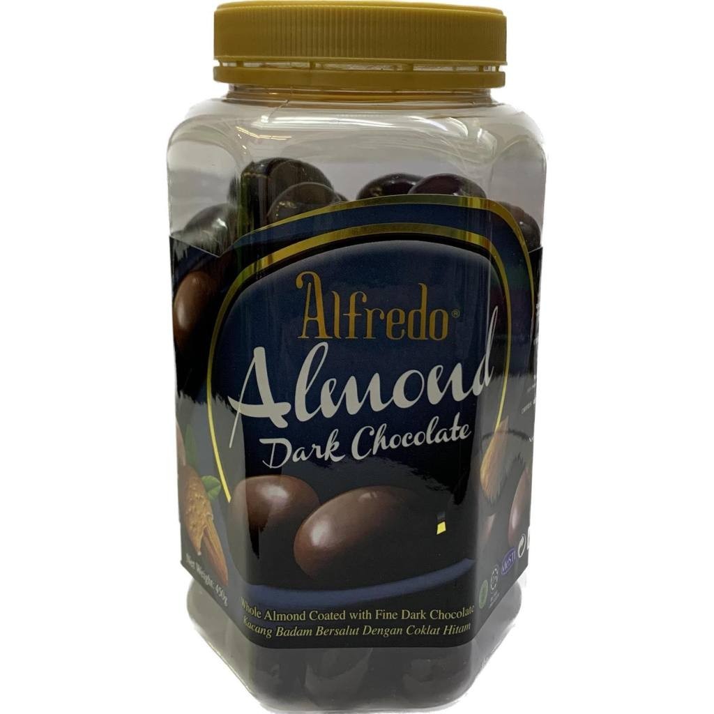ALFREDO ALMOND DARK CHOCOLATE JAR 400G | Shopee Malaysia