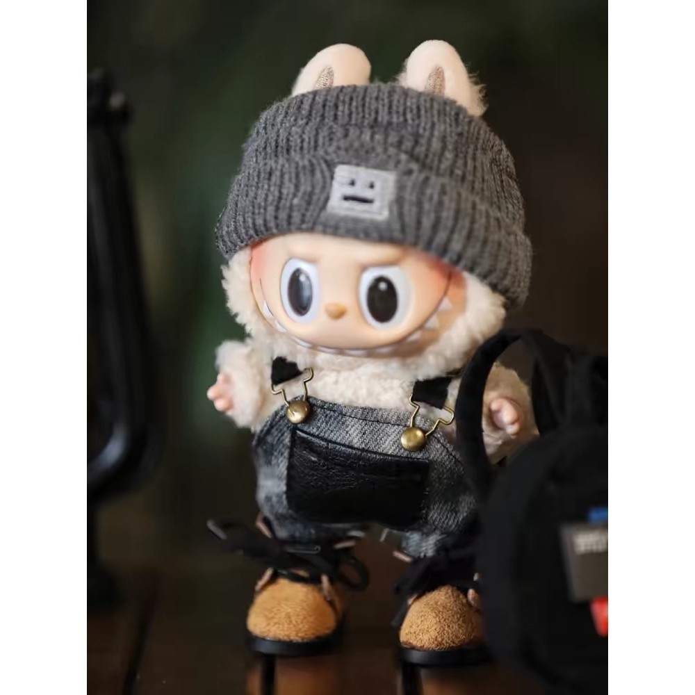 labubu macaron Labubu Baby Clothes labubu Vinyl Doll 17cm Doll Dress Up ...