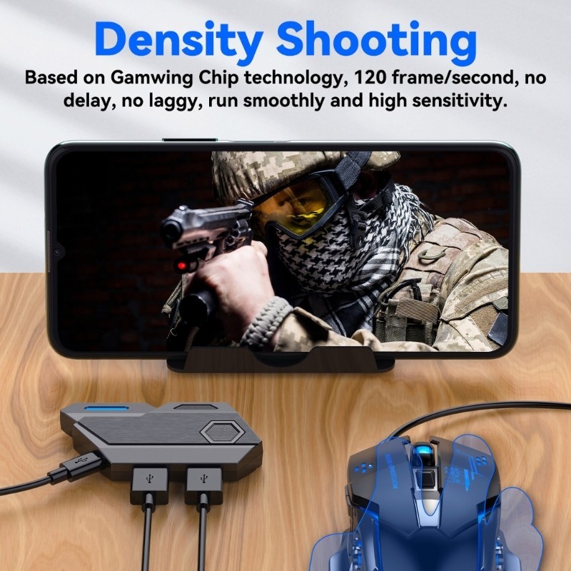 moon3 Gaming Keyboard Mouse Converter Gamepad Mobile Controller ...