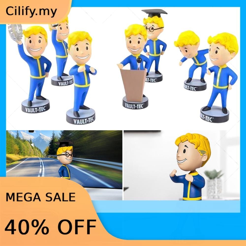 For Fallout 4 Vault Boy Bobblehead Gaming Anime Figures Collectible ...