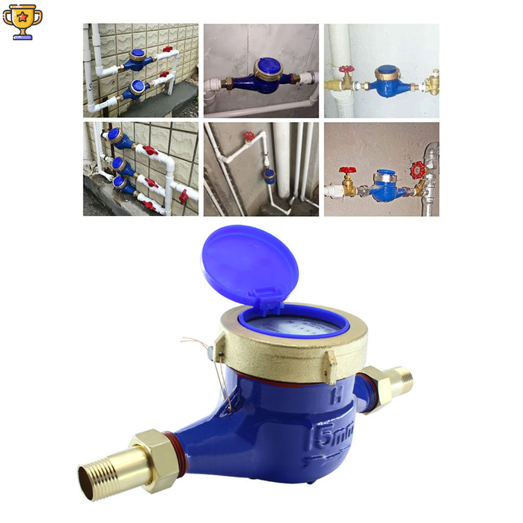 water flow meter metal water meter 20 mm cold water meter with garden ...