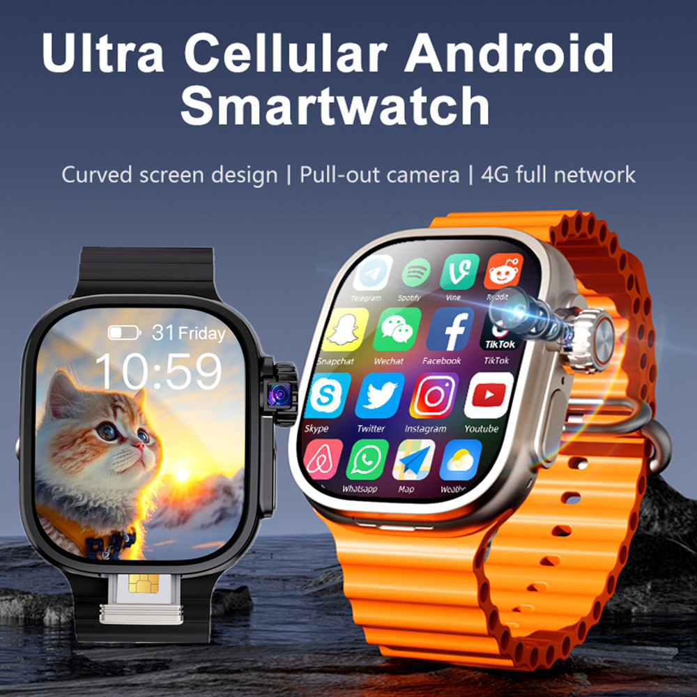 S9 Ultra3 Smart Watch SIM Card And WiFi JC02 Pro AMOLED Curved Screen ...