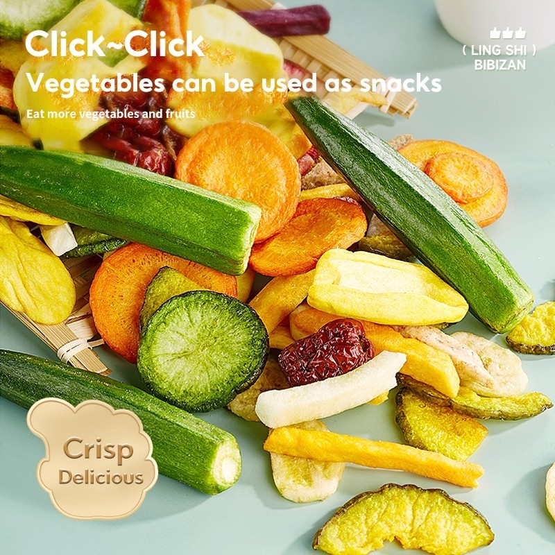 12 types fruit and vegetable crisp mix vegetables dry assorted dried ...