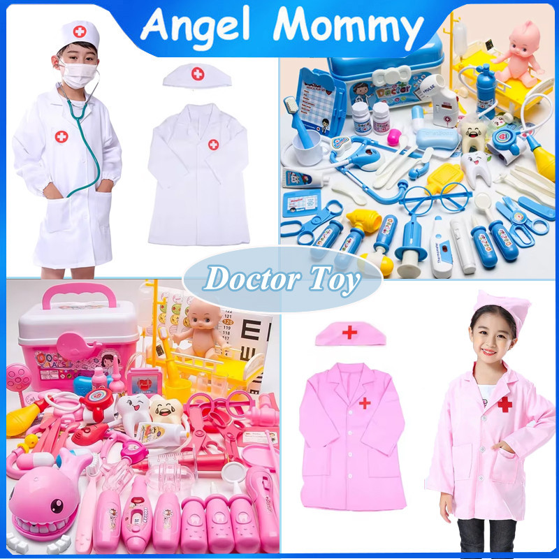 Doctor Toy Set Simulation Docter Nurse Stethoscope Injection Pretend ...