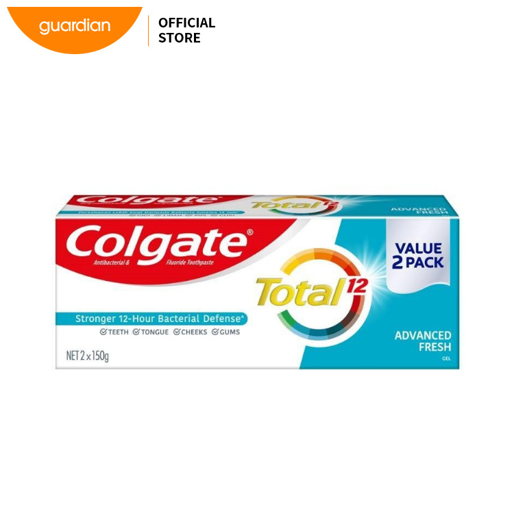 Colgate Total Advanced Fresh Toothpaste Valuepack 150g x 2 | Shopee ...