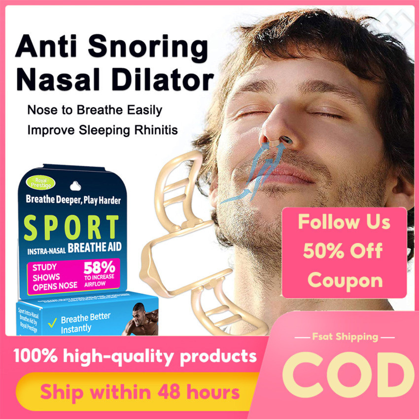 Nose Dilator Nasal Silicone Nose Clip Anti Snoring Easy Breath ...