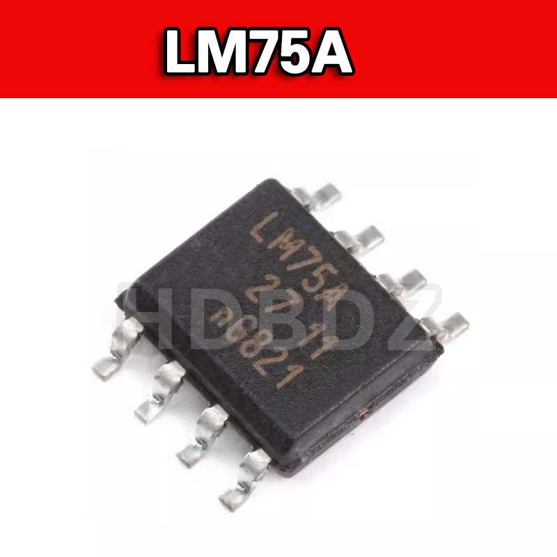 10pcs LM75A LM75 LM75AD SOP8 Temperature Sensor Chip IC SMD | Shopee ...