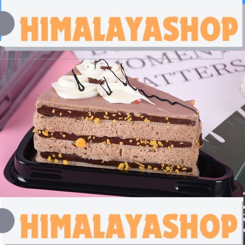 M8006 10pcs A03 transparent packaging box pet triangle cake box 8-inch ...