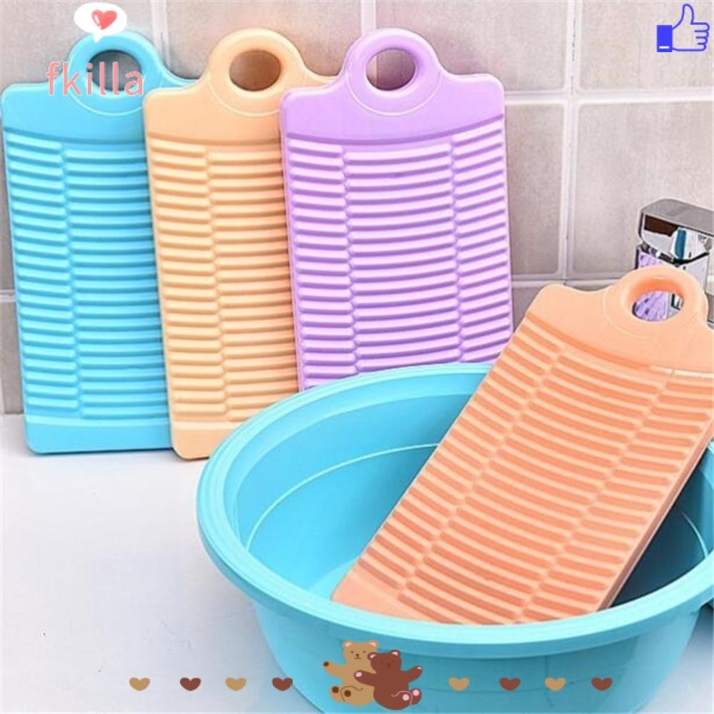 FKILLA1 Mini Washing Board, Non Slipping Thicken Plastic Washboard ...
