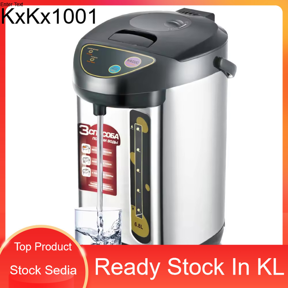 Electric Kettle Heater Kettle Thermostatic Kettle 6.8L Auto Shut Off ...