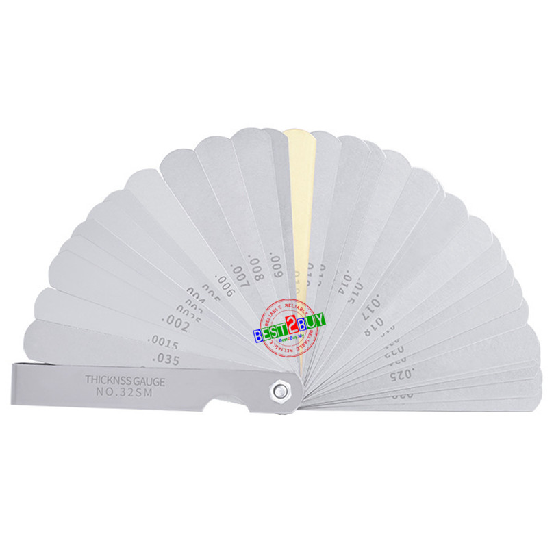 Metric and Inch Feeler Gauge / Thickness Gauge Set / Multipurpose ...