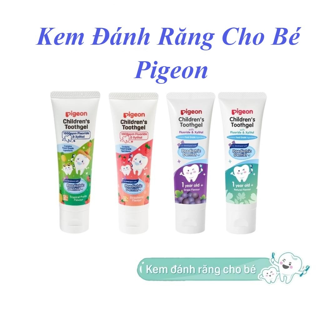 Pigeon Toothpaste Non-Spicy, Swallowable, Anti-Caries for Children from ...