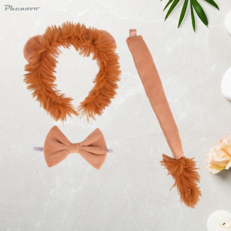 [Colaxi1ddMY] Kids Lion Costume Set Lion Costumes Props for Holiday ...