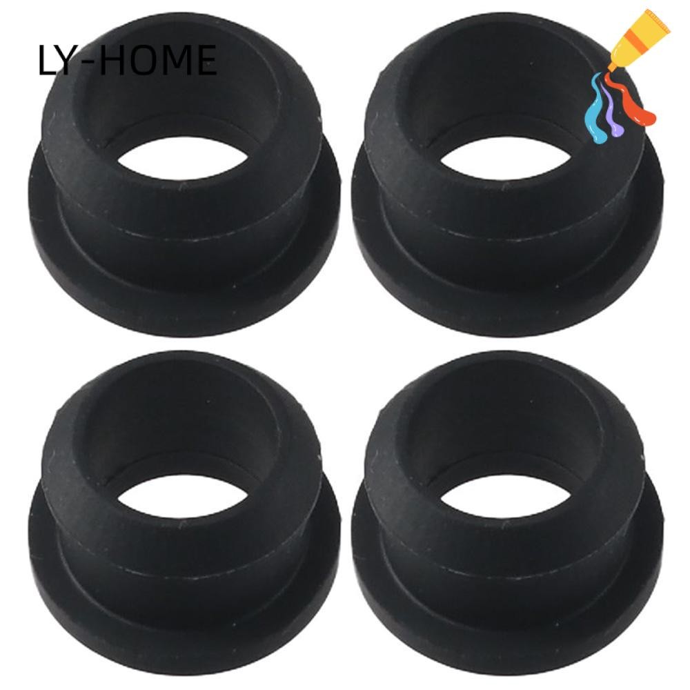 LY-HOME 4Pcs Rubber Grommets, Round Black White Rubber Plug Hole ...