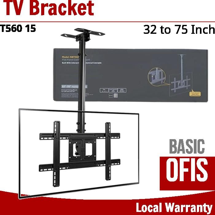 Heavy Duty T560-15 32 to 75 Inch LCD TV Wall Ceiling Mount Bracket ...