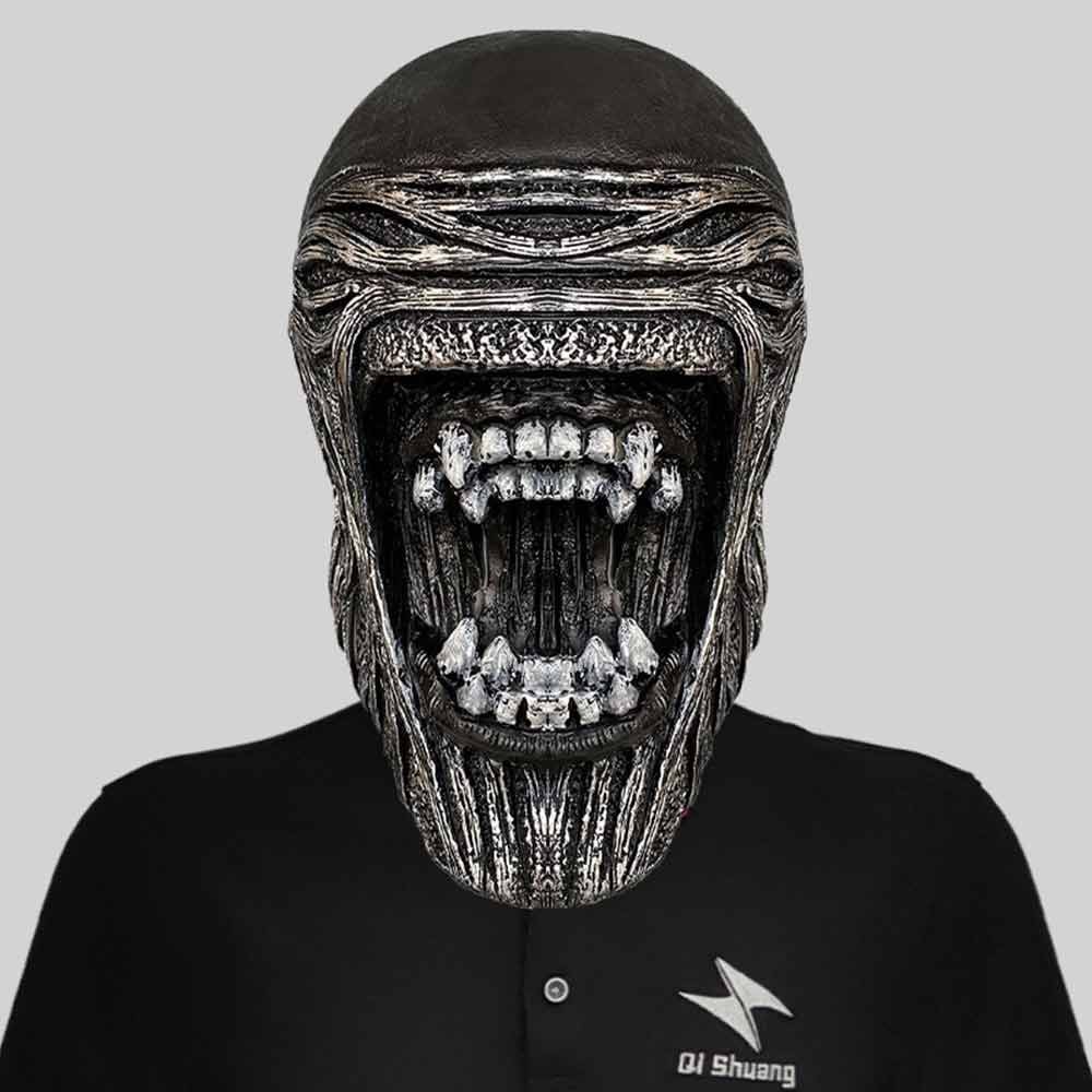 Predator Monster Mask Cosplay Halloween Fancy Latex Mask | Shopee Malaysia