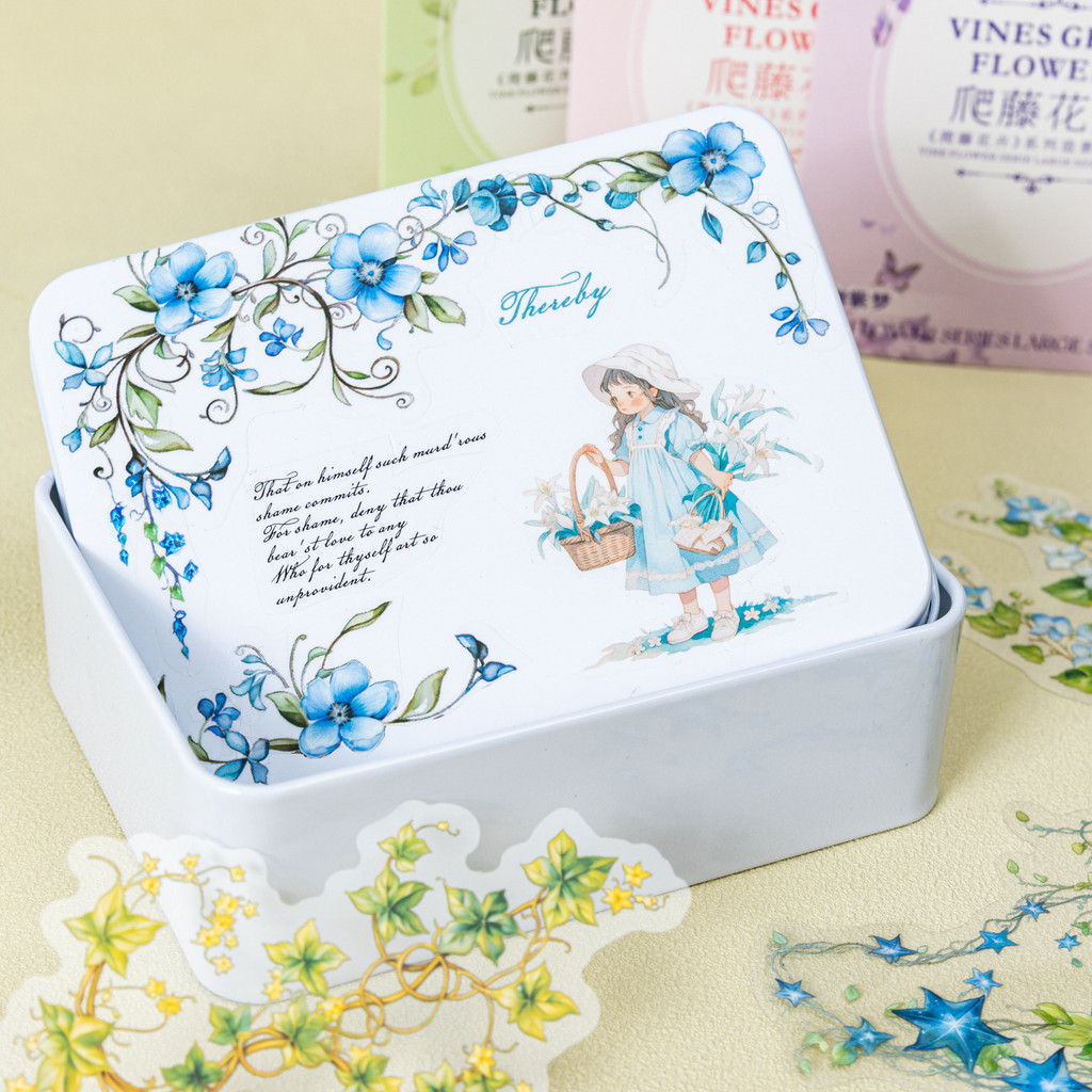 PET sticker pack small fresh aquascape material handbook diy cuca ...