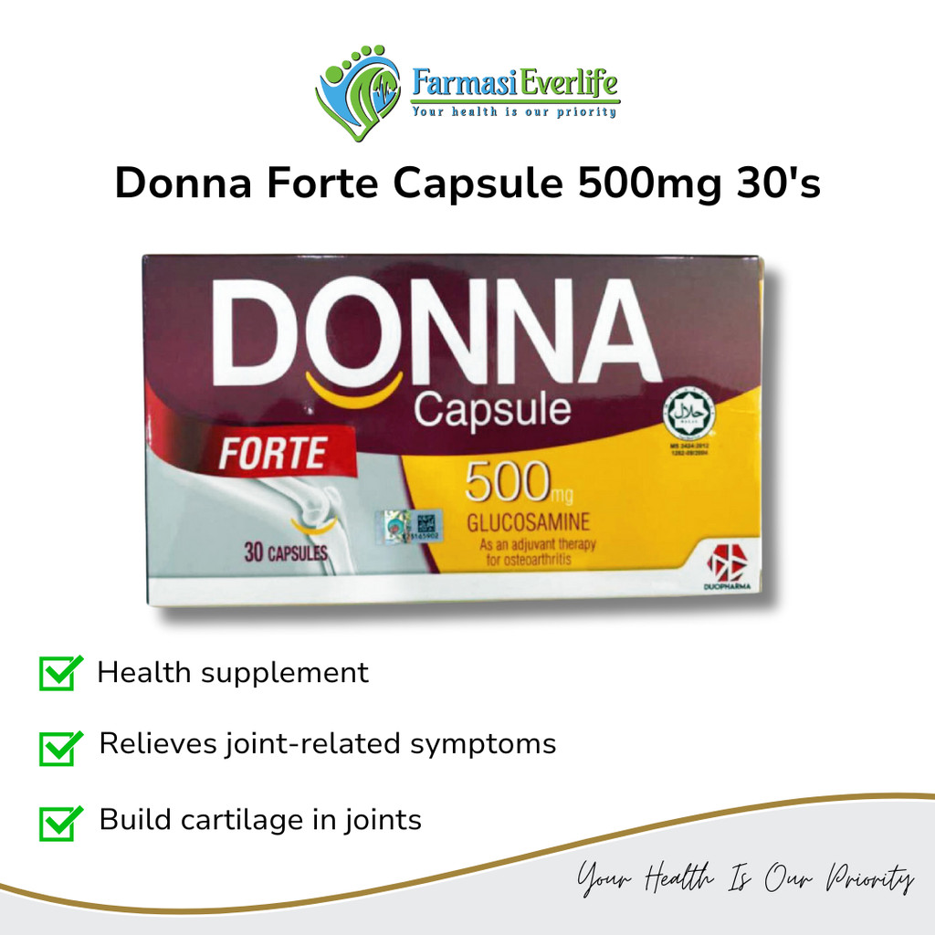 Donna Forte 500mg 30 Capsules | Shopee Malaysia