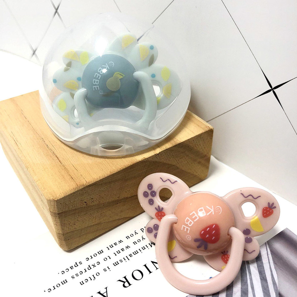 8.27 Baby Pacifier Silicone Super Soft Sleeping Type Breast Milk Real ...
