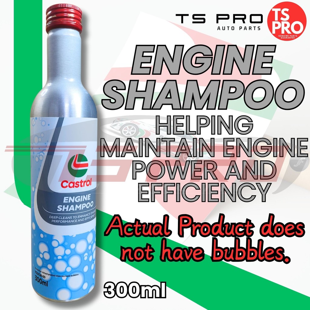 Castol Genuine Engine Cleaning Shampoo Engine Flush 300ml | Shopee Malaysia