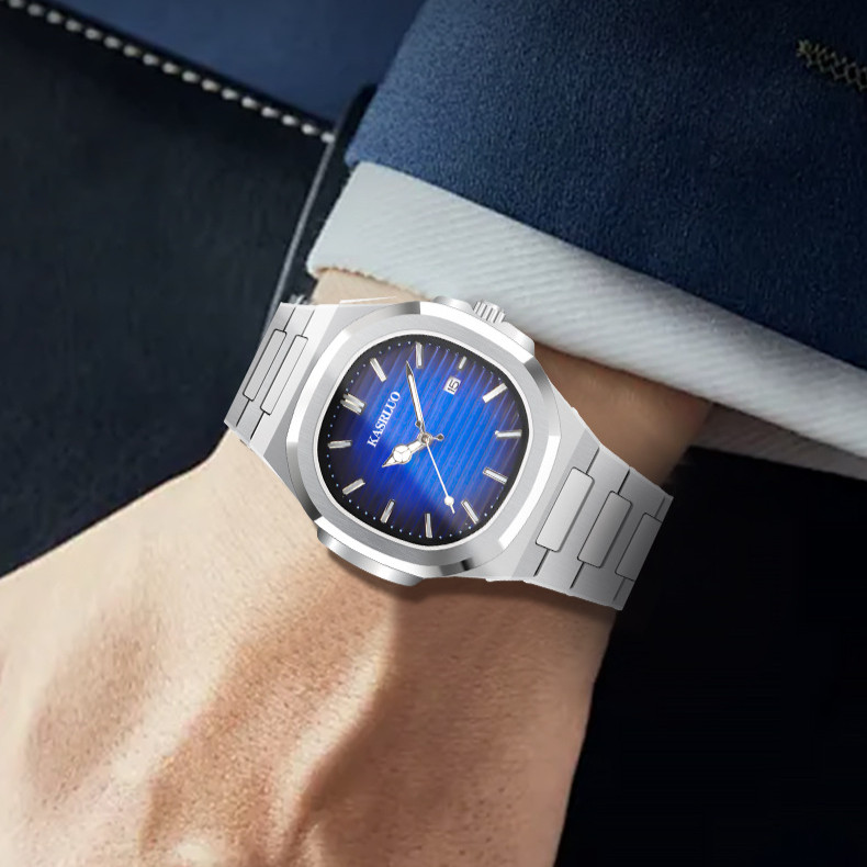 New quartz watch retro square Nautilus men's watch high-end waterproof ...