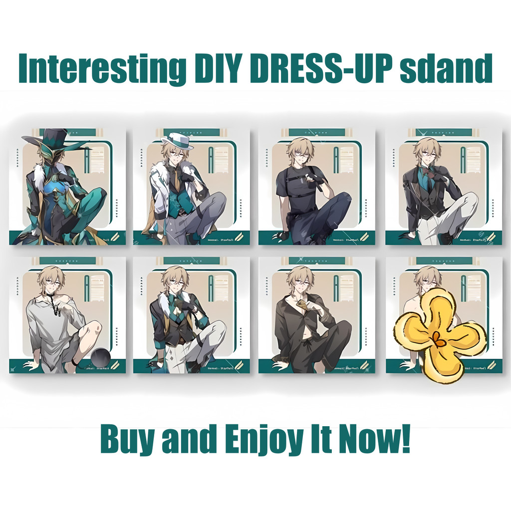 Honkai Star Rail Dress-Up Stand High-Grade Acrylic Table Ornaments ...