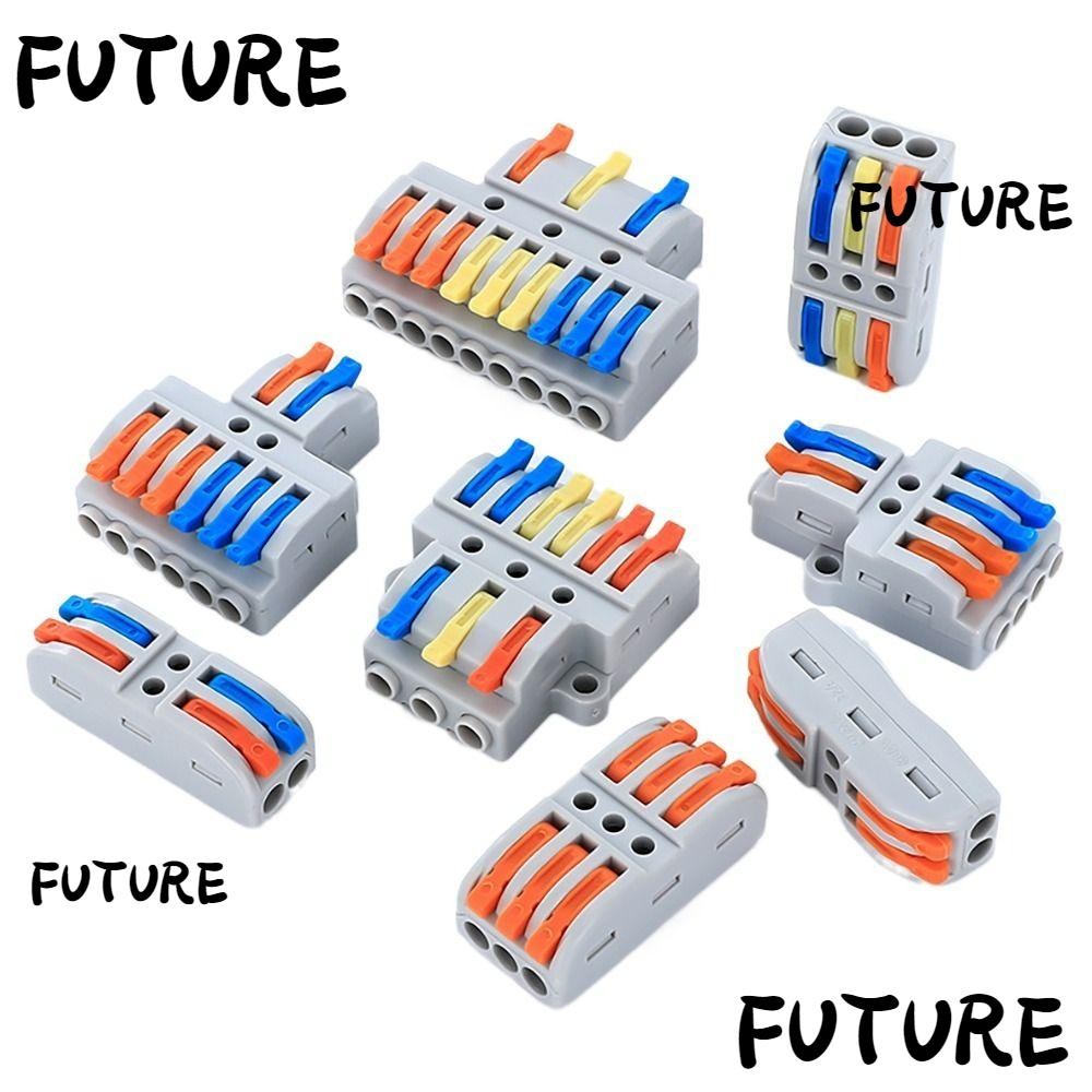 HL-FUTU Quick Terminal Block, Universal Compact Mini Wire Connector ...