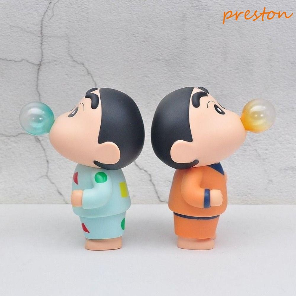 PRESTON Crayon Shin-Chan Figure, Spit Bubble PVC Doll Crayon Shin-Chan ...