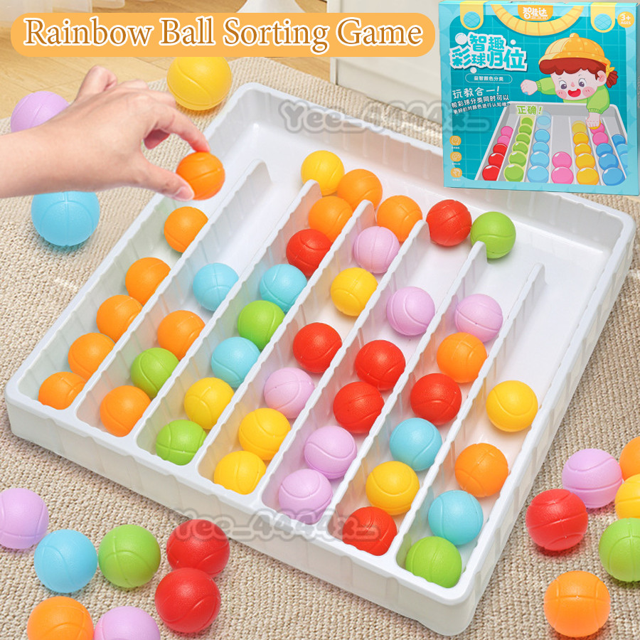 Ball Sorting Toy Colorful Balls Puzzle Game Interactive Puzzle ...