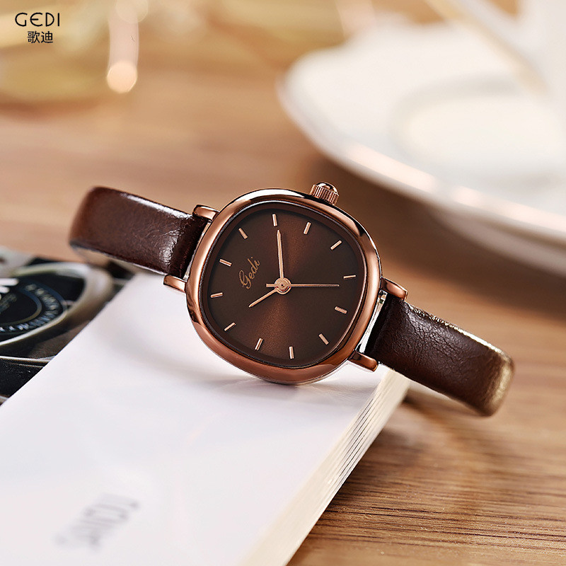 2024 Fashion Sports Gedi Korean Simple Small Kit Women's Watch Niche ...