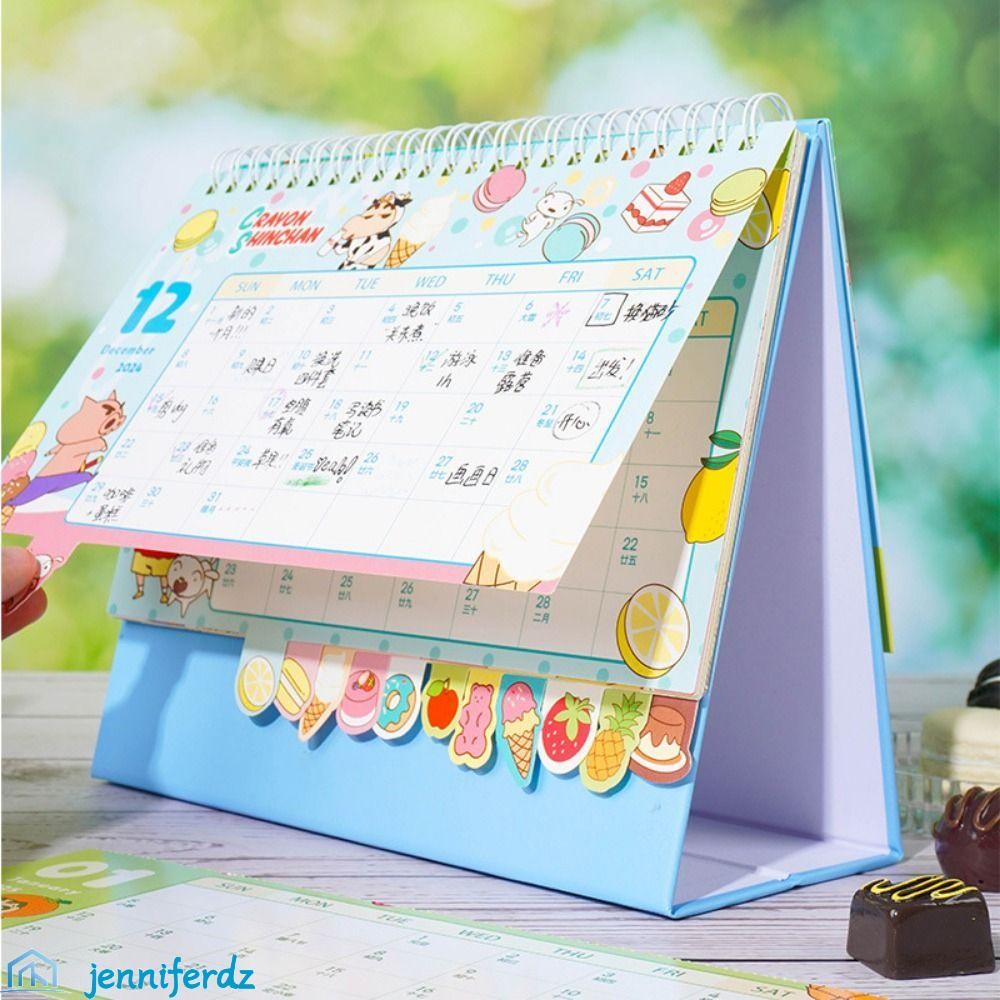 JENNIFERDZ Crayon Shin-chan Calendar, Cute Anime Characters Cartoon ...