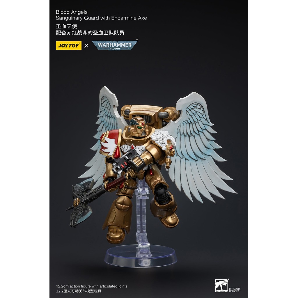 Blood Angels Sanguinary Guard with Encarmine Axe - Warhammer 40K Action ...