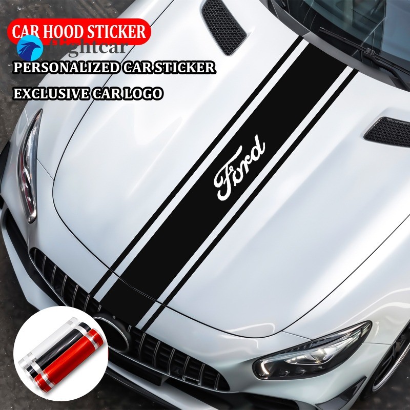 Car Hood Cover Stickers PVC Engine Bonnet Decals Auto Decoration ...