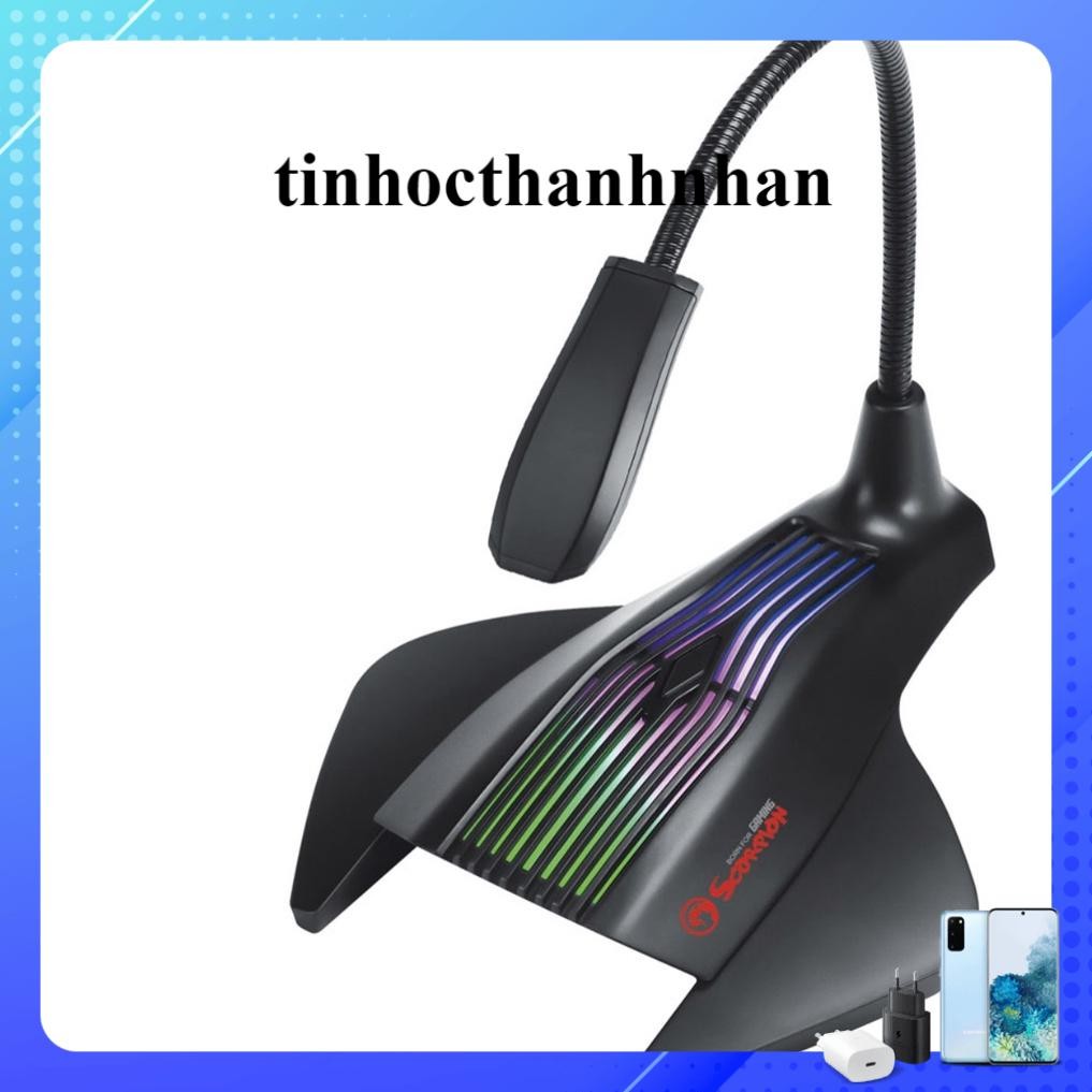 Marvo MIC 01 Recording Microphone with RGB Led light (plugged into USB ...