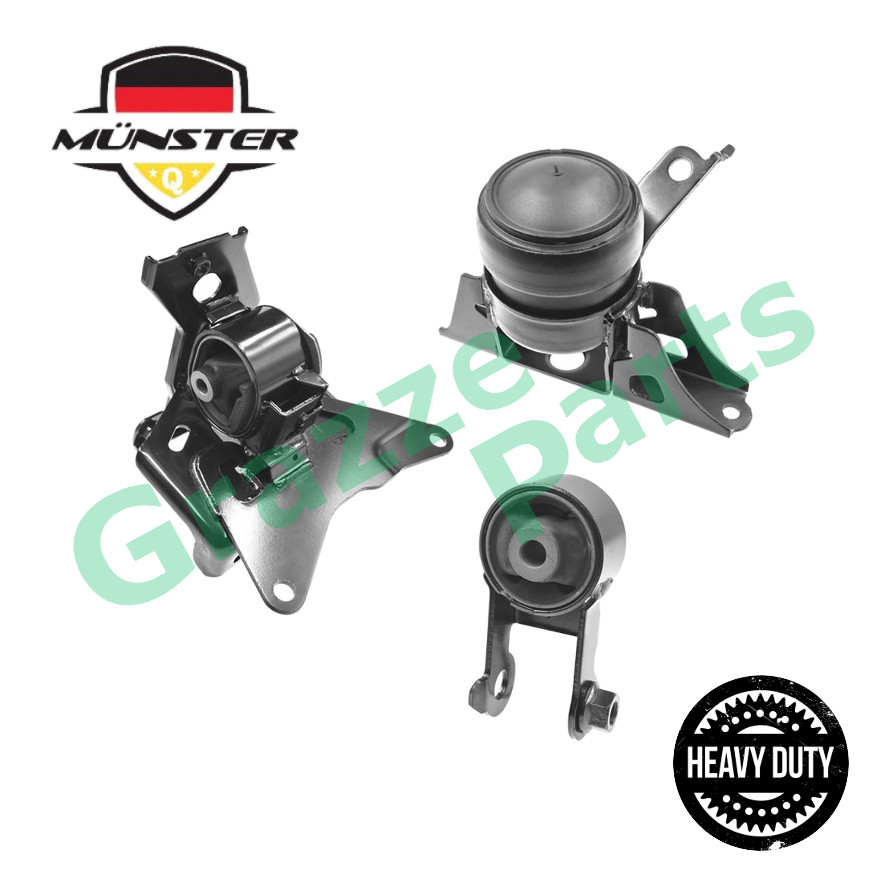 (3pc) Münster ^Heavy Duty^ TOY2043 Engine Mounting Set Toyota Vios ...