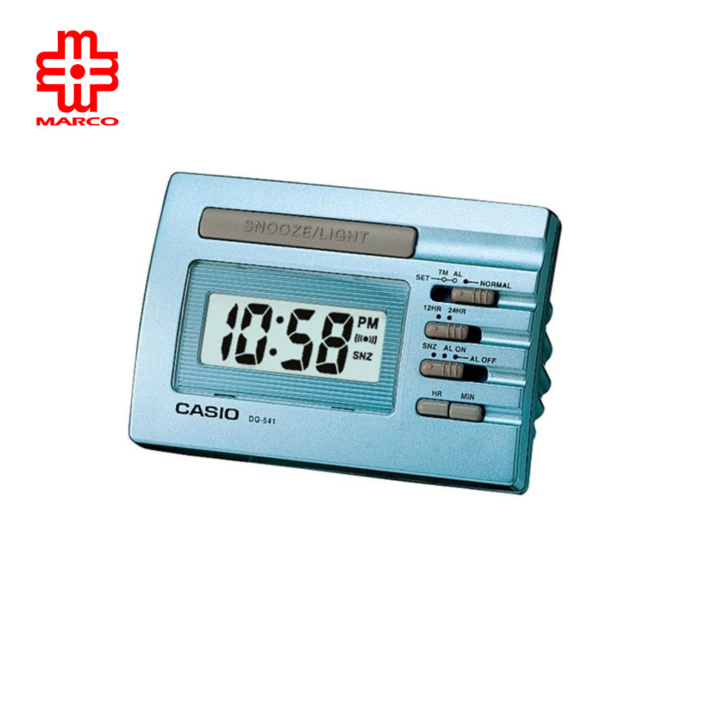 Casio DQ-541D-2 Blue Digital Desk Alarm Snooze Clock | Shopee Malaysia