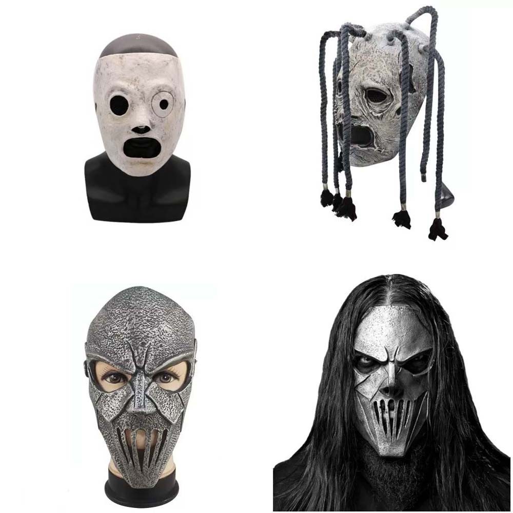 Slipknot Mask Costume Cosplay Latex Helmet Halloween Unisex Prop ...