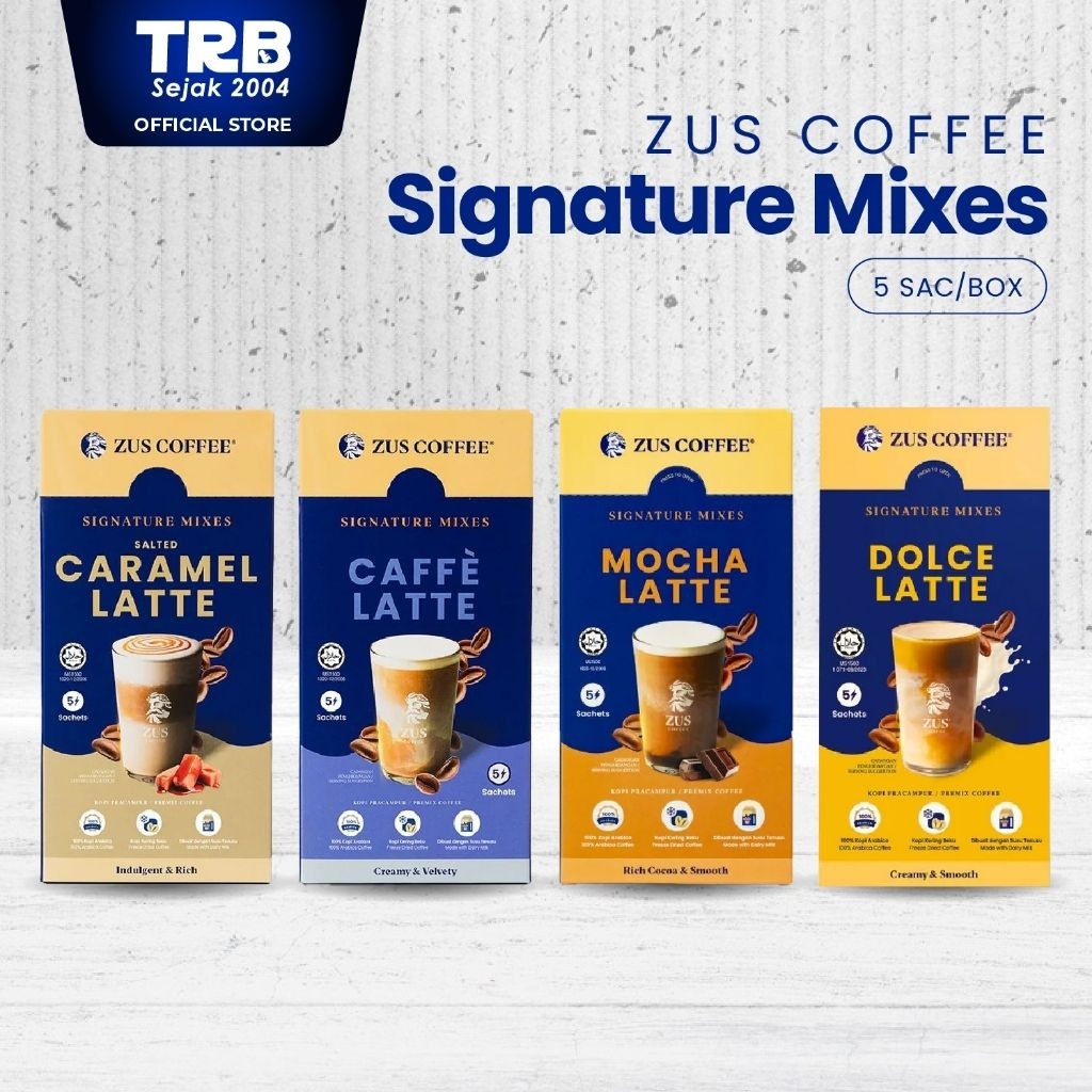 Zus Coffee Signature Mixes Coffee ｜Zus Kopi Original ｜Sekotak 5 sachet ...